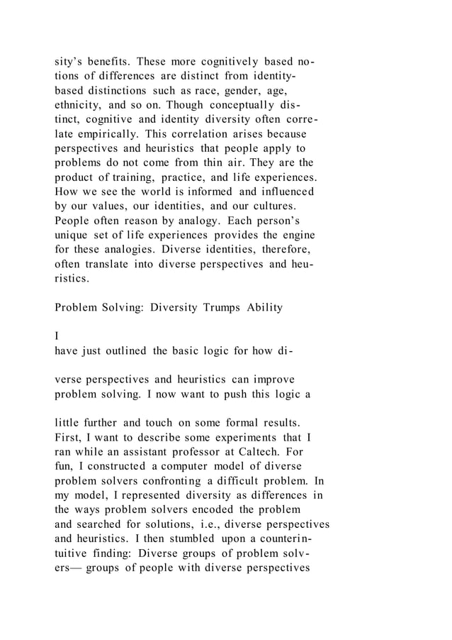 1 mgt 18 managing diverse teams table of con | PDF