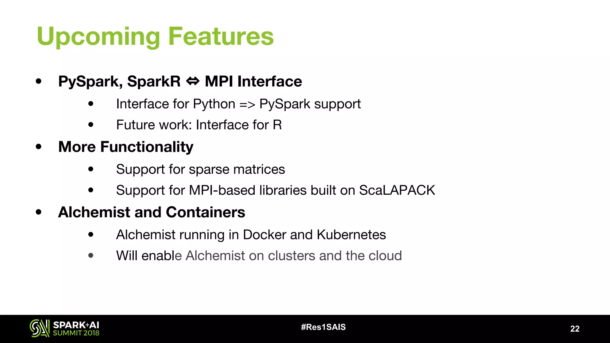 Alchemist: An Apache Spark MPI Interface with Michael Mahoney and Kai Rothauge | PPT