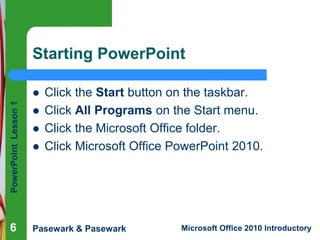 1 Microsoft PowerPoint Basics.ppt