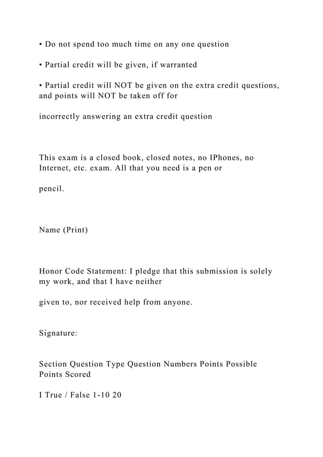 1 Midterm Preview Time allotted 50 minutes CS 11.docx