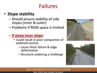 Narrow Pavement Widening - Best Practices | PPTX