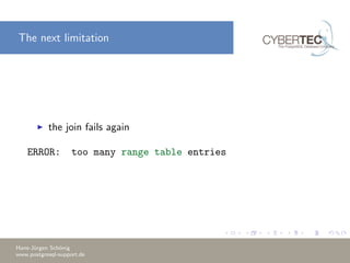 PostgreSQL: Joining 1 million tables | PDF