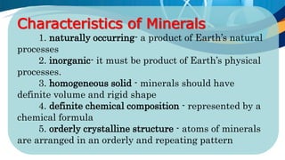 1 MINERALS AND THEIR PROPERTIES.ppt