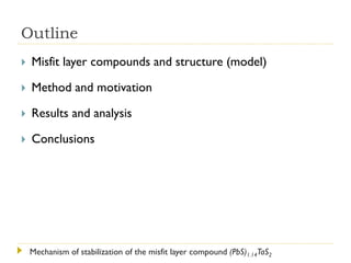Misfit layered compounds PbTa2 | PPT