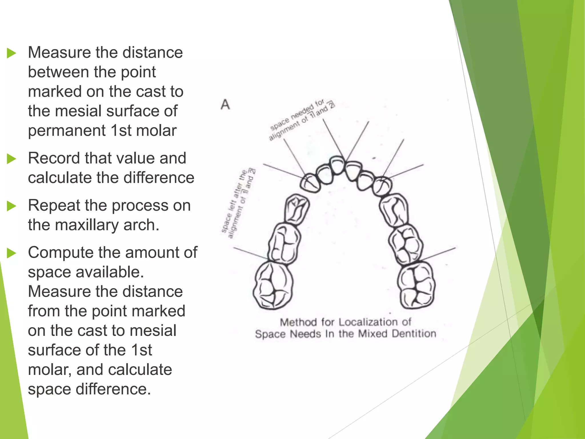 mixed dentition analysis | PPTX