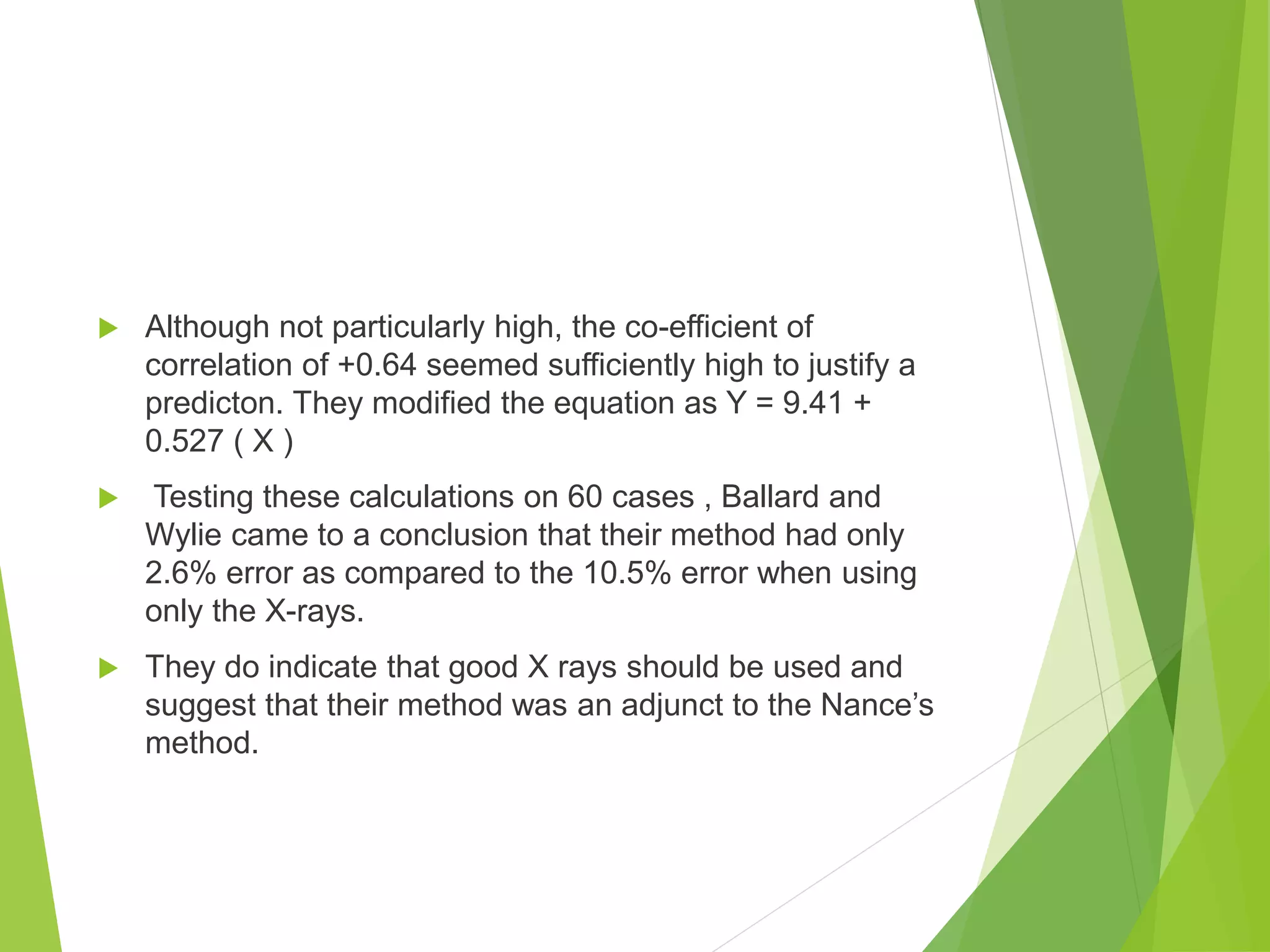 mixed dentition analysis | PPTX