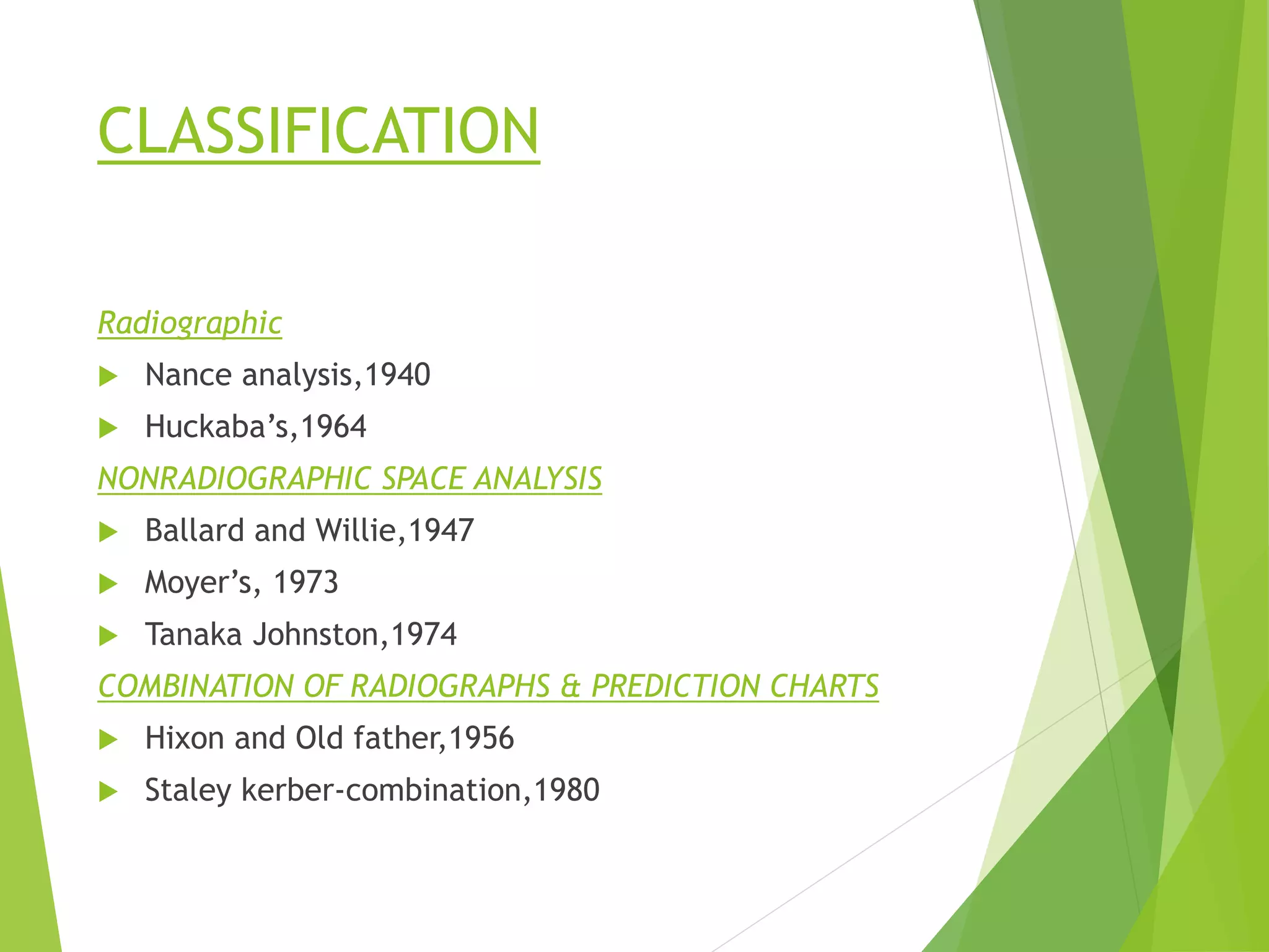 mixed dentition analysis | PPTX