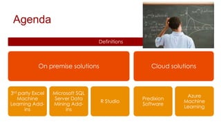 Machine Learning on the Microsoft Stack | PPTX
