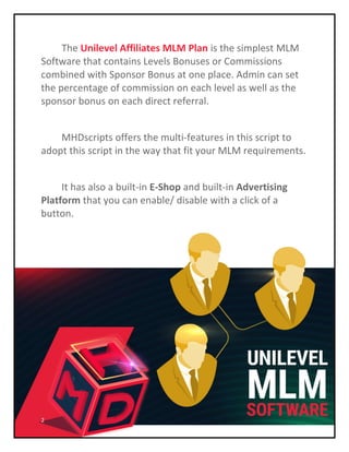 Unlievel Affiliates MLM Network Marketing Script | PDF