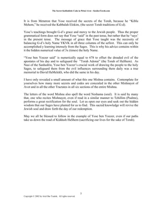 Secret Code Avot | PDF