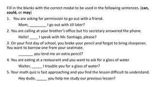 MODALS OF PERMISSION GRADE NINE 202.pptx
