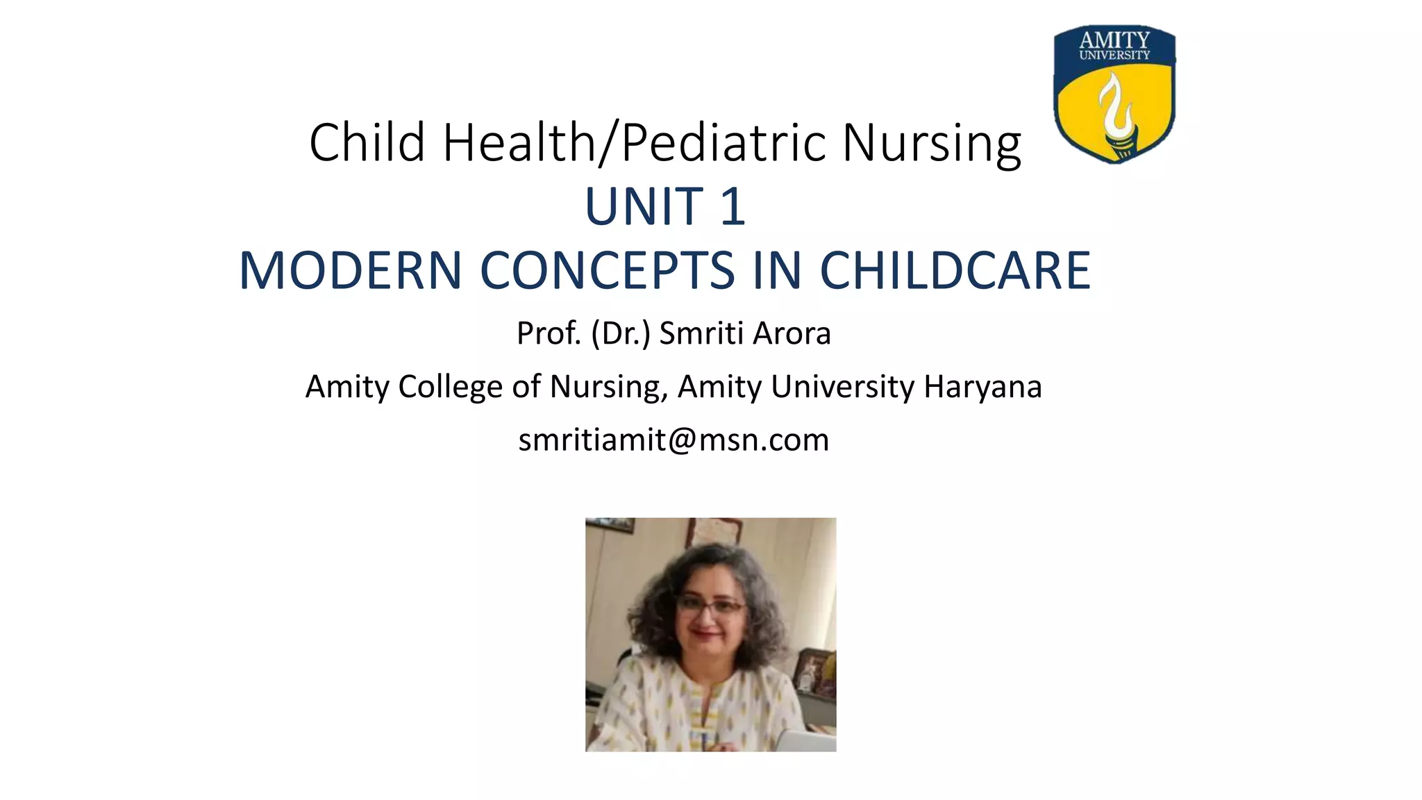 1 Modern concepts in child care | PPTX