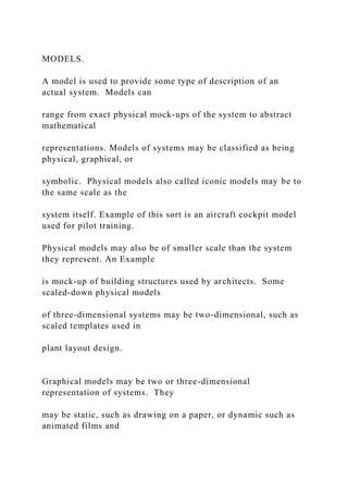 1 MODULE 1 INTRODUCTION TO SIMULATION Module out.docx