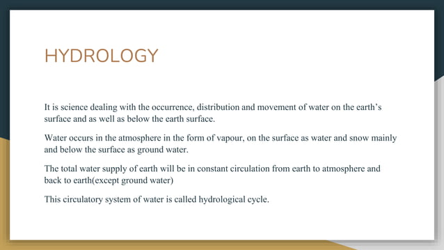 1 module hydrology (1) | PPT