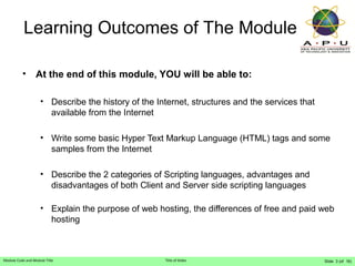 1 module intro | PPT