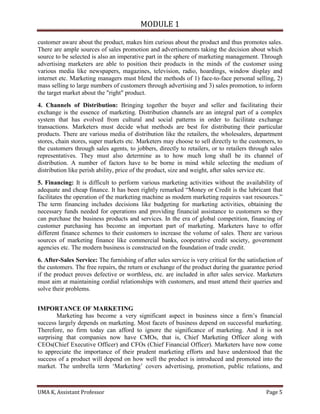 1 module Marketing Management | PDF