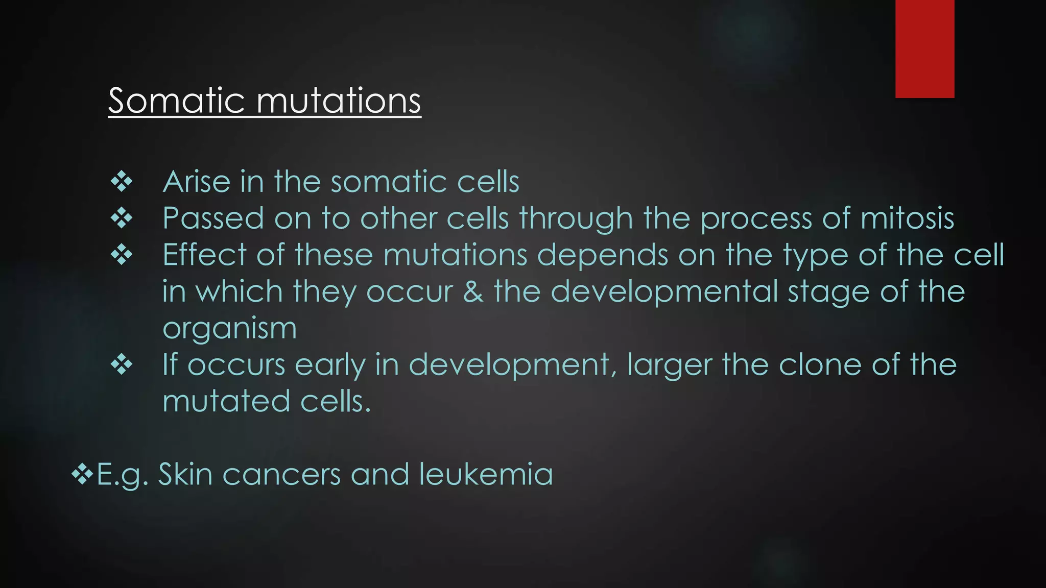 Molecular mechanism of Mutation | PPTX