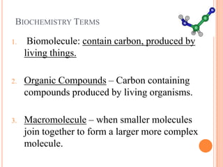 1 molecules of life | PPT