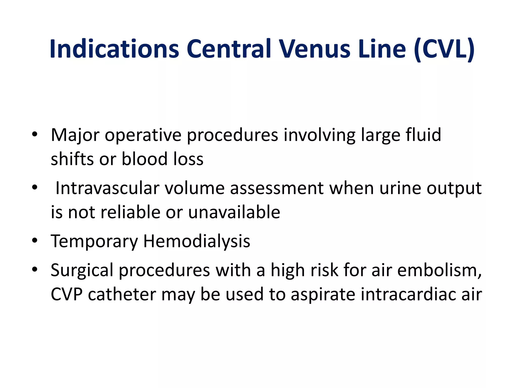 1 Monitoring of Central Venous Pressure & Its Techniques | PPTX