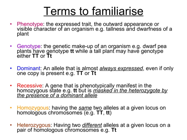 Chapter 19 Heredity Lesson 1 - Monohybrid Cross and Test Cross | PPT ...