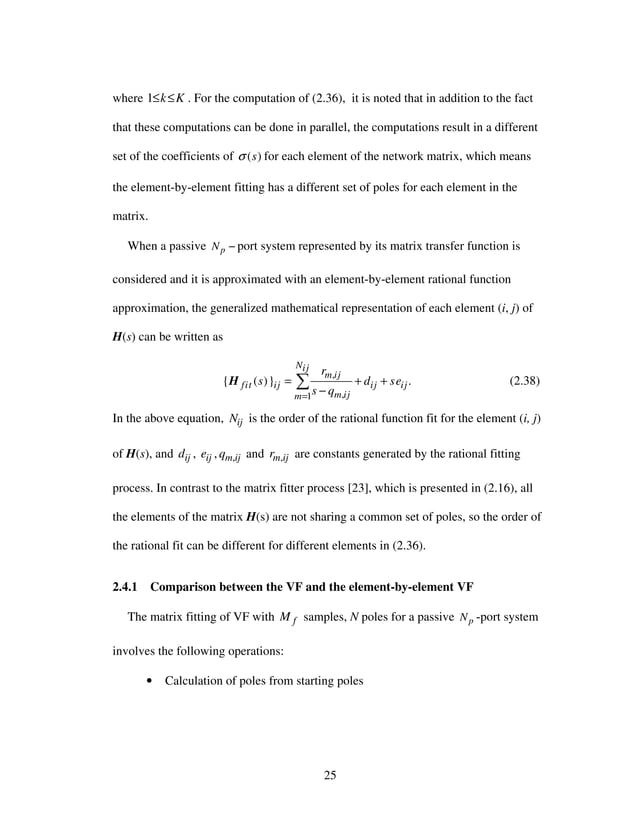 RATIONAL FUNCTION INTERPOLATION OF ELECTROMAGNETIC TRANSFER FUNCTIONS ...