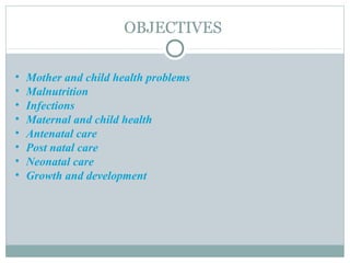 mother and child health care | PPT