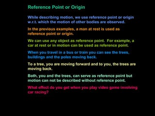Reference Point Motion Example