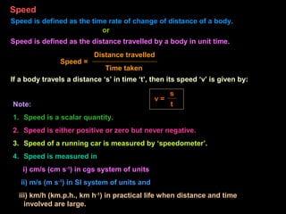motion class 9 physics | PPT
