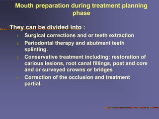 (1)Mouth preparation for removable partial denture march 2020 ppt.pptx