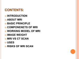 1_MRI.pptx | Medical Tests | Medical Health