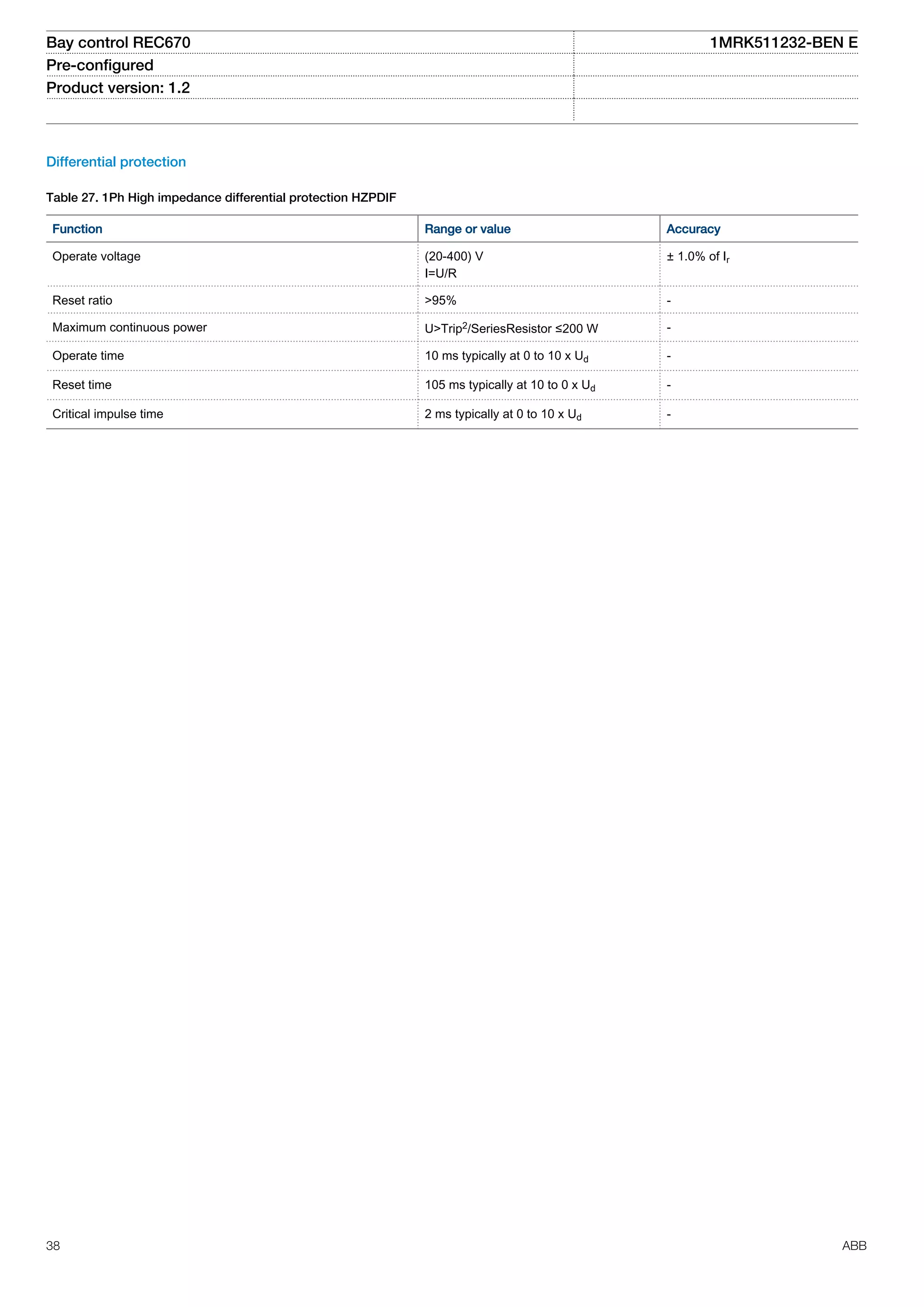 1 mrk511232 ben-e_en_product_guide__rec670_1.2_pre-configured | PDF