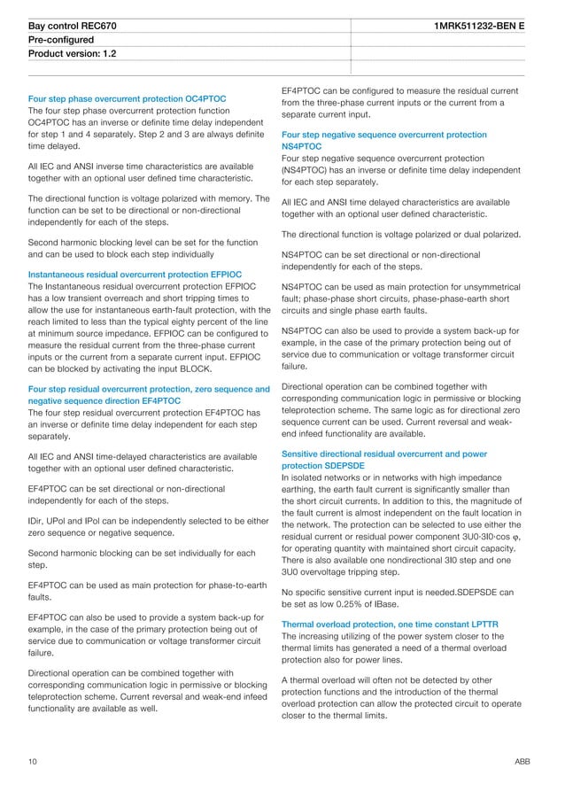 1 mrk511232 ben-e_en_product_guide__rec670_1.2_pre-configured | PDF