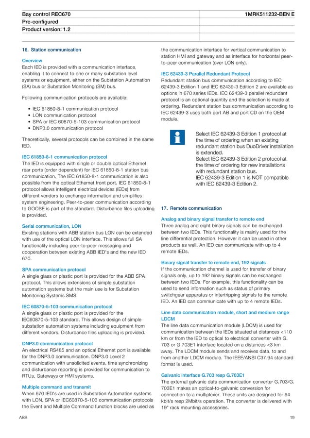 1 mrk511232 ben-e_en_product_guide__rec670_1.2_pre-configured | PDF