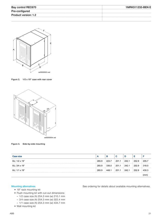 1 mrk511232 ben-e_en_product_guide__rec670_1.2_pre-configured | PDF