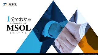 1分でわかるMSOL（エムソル） | PDF