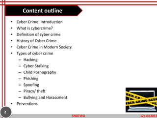 Cyber Crime - What is it ? | PPT