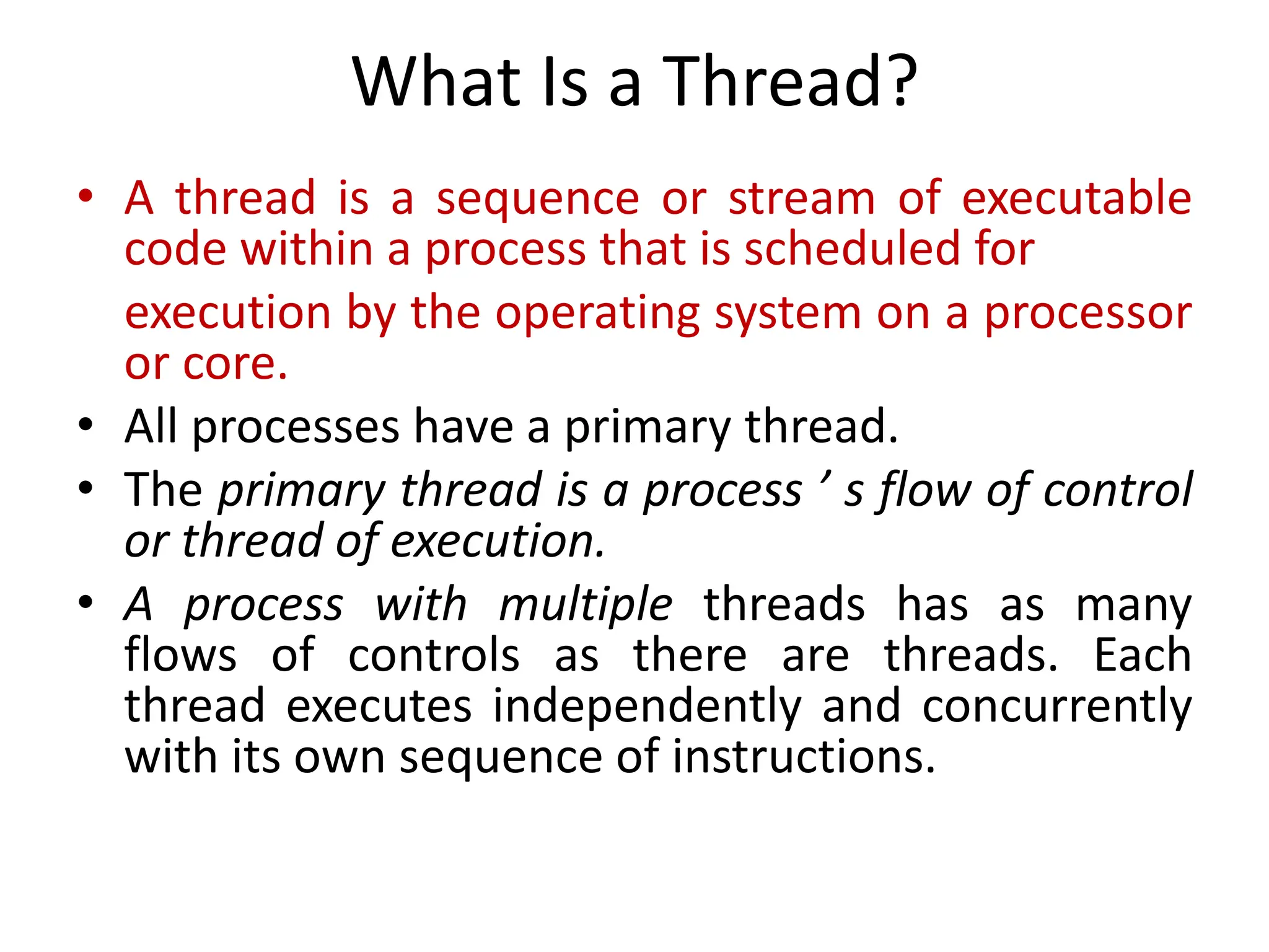 1 Multithreading Basicspptx Operating Systems Computer Software And Applications