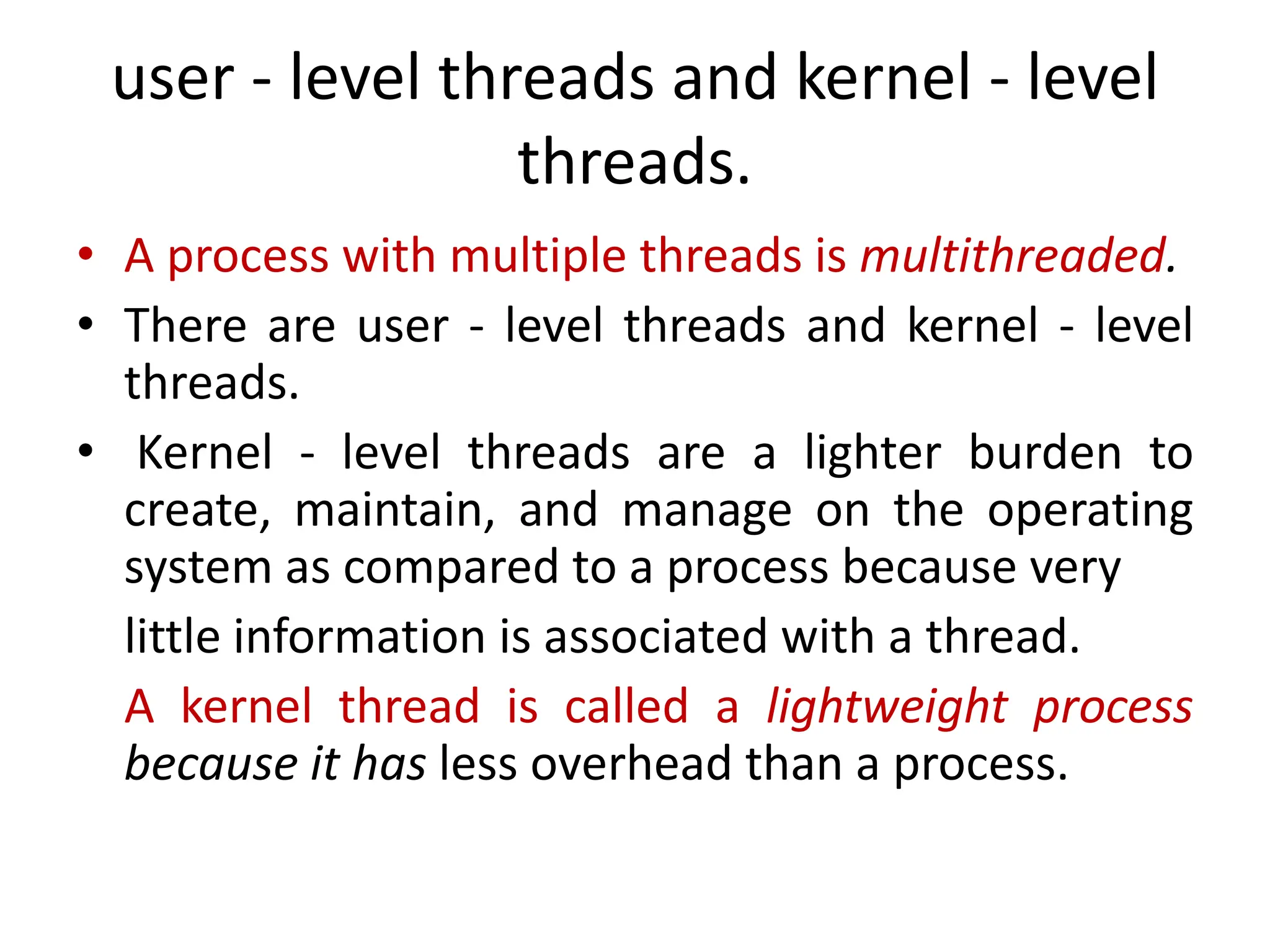 1 Multithreading Basicspptx Operating Systems Computer Software And Applications