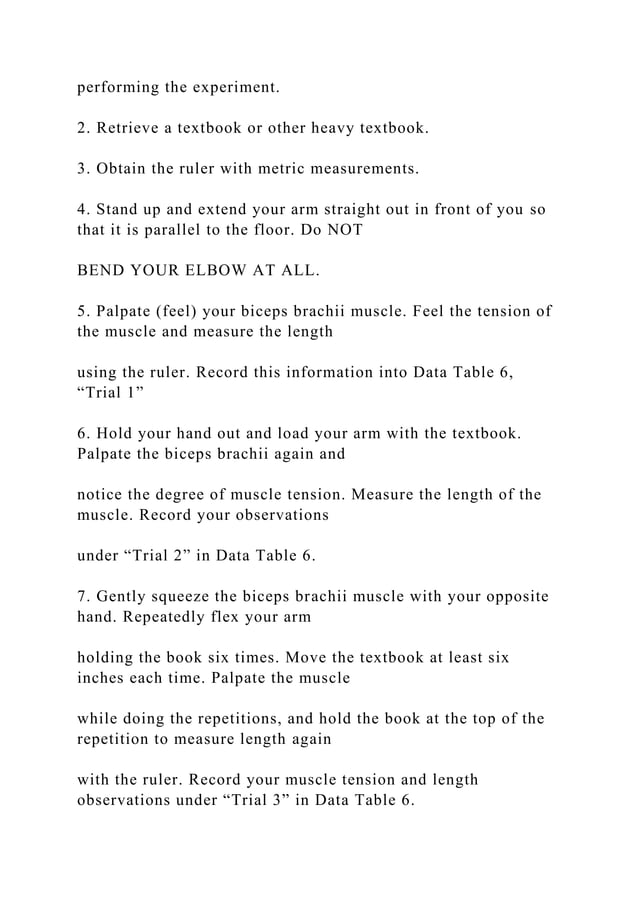 1 Muscle Physiology Lab Assignment Part I Muscle.docx | Physical Therapy | Wellness