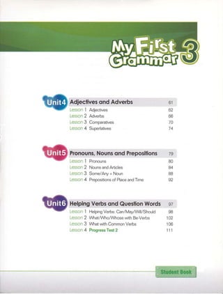 1my first grammar_3_student_book example | PDF