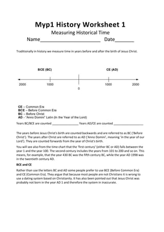 1MYP History - Worksheet Nr.1 Chronology.docx