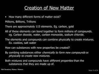 1 myp chemistry matter | PPT
