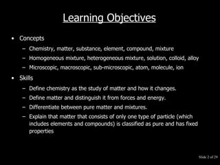1 myp chemistry matter | PPT