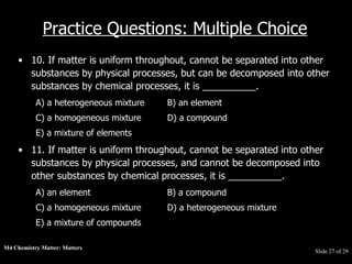 1 myp chemistry matter | PPT