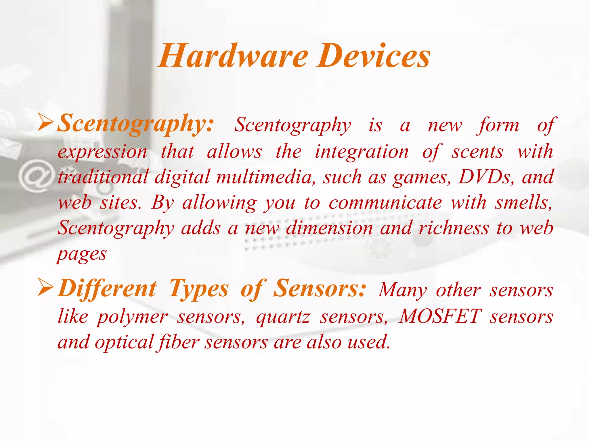 digital scent technology | PPTX