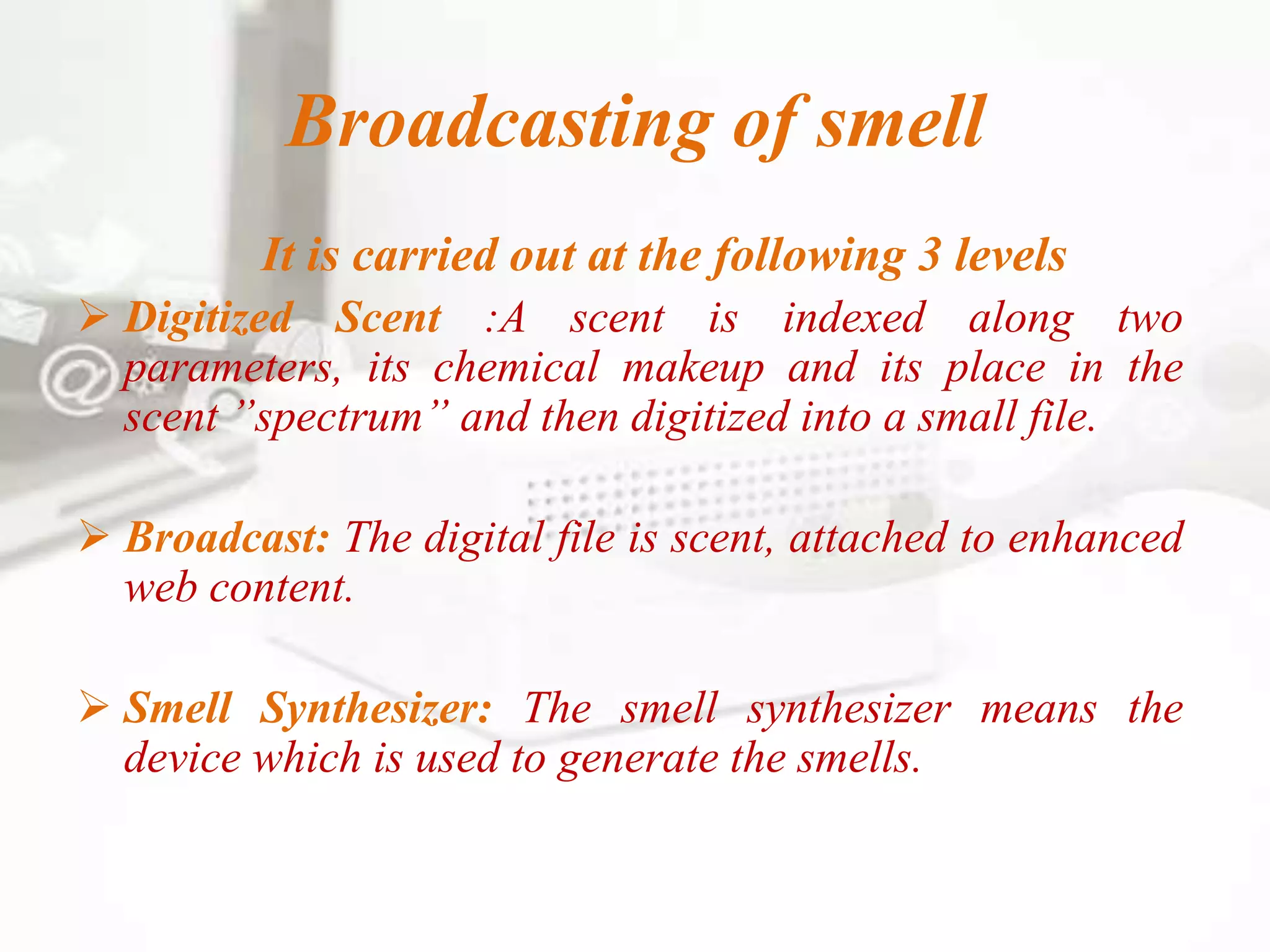 digital scent technology | PPTX