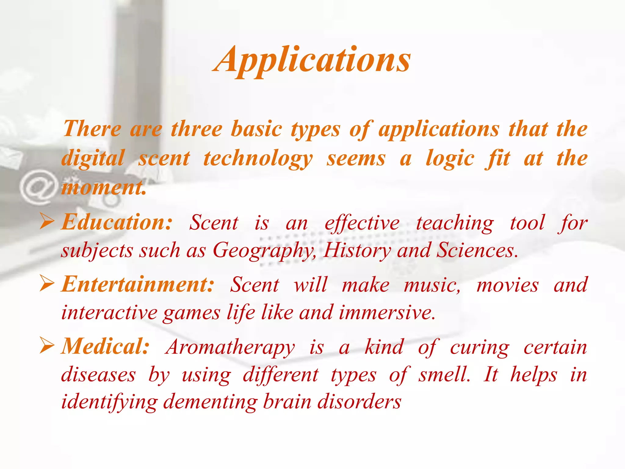 digital scent technology | PPTX