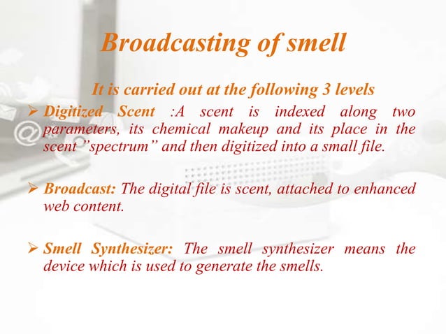 digital scent technology | PPTX
