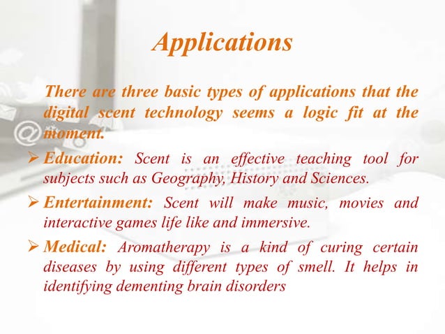 digital scent technology | PPTX