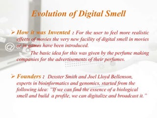 digital scent technology | PPTX
